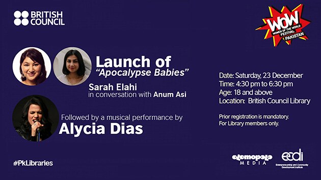 Book launch: Apocalypse Babies by Sarah Elahi | British Council