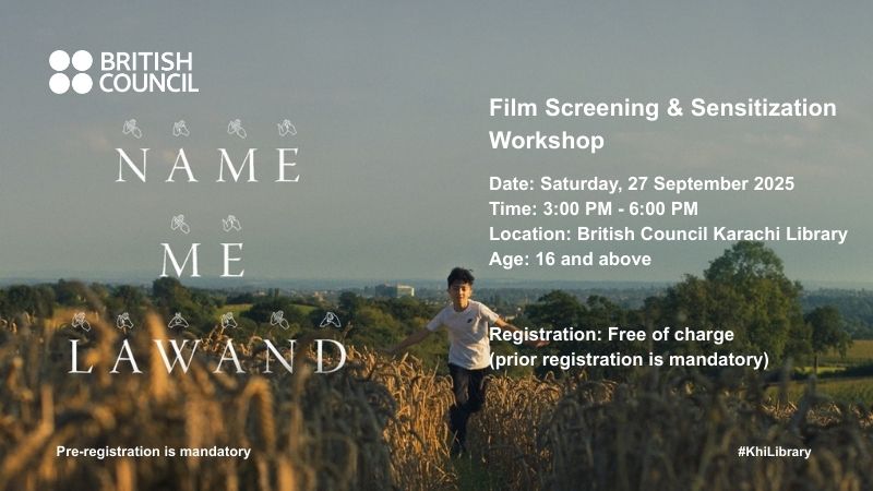 Film Screening and Sensitization Workshop at the Karachi Library ...