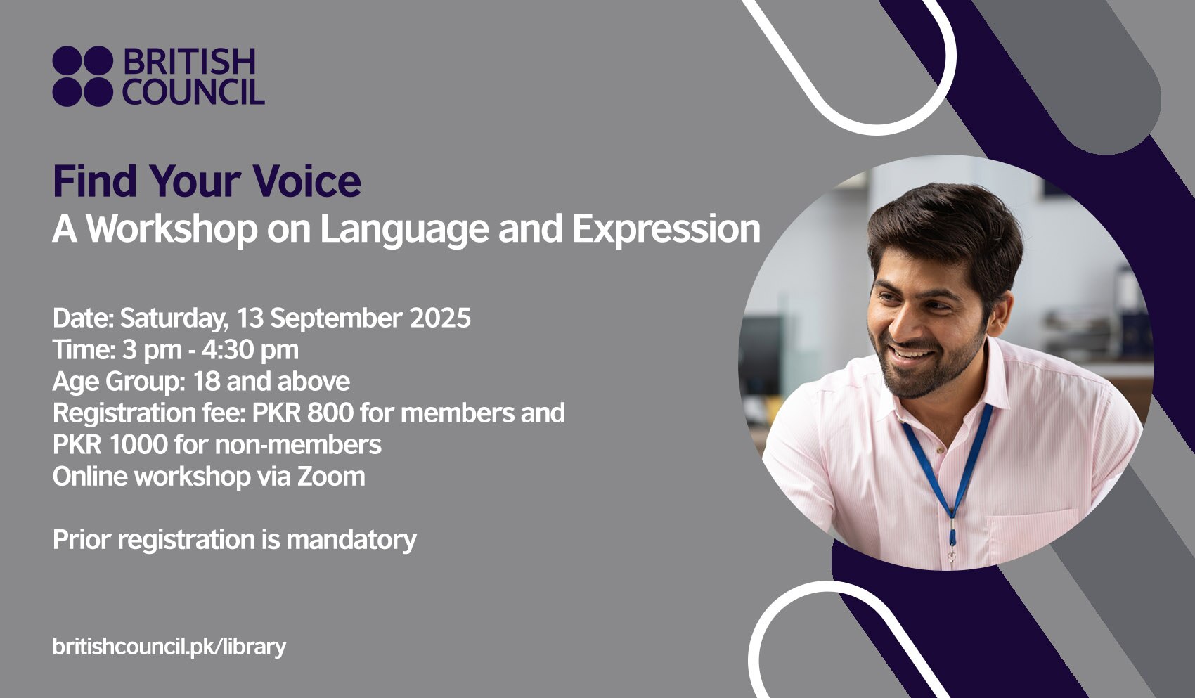 Find Your Voice: A Workshop on Language and Expression | British Council