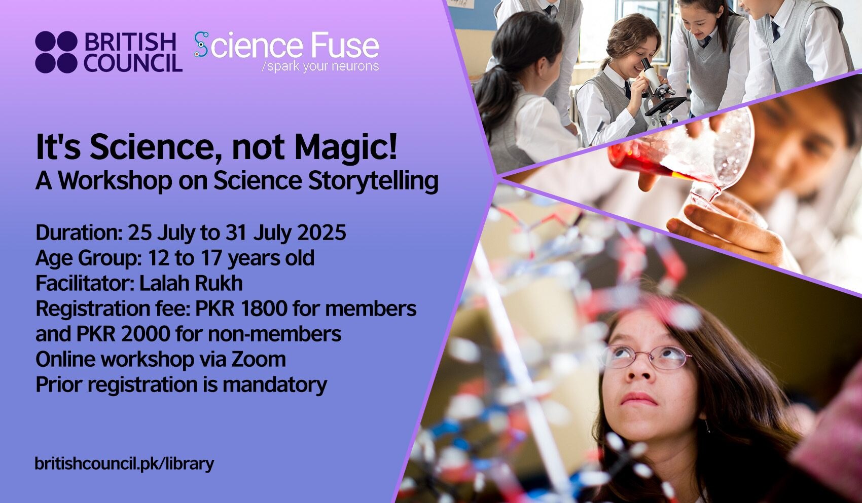 It's Science, not Magic! A Workshop on Science Storytelling | British ...