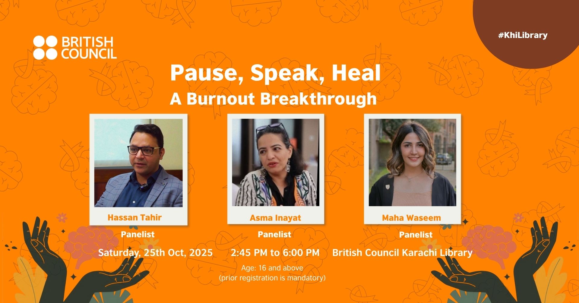 Pause, Speak and Heal – Burnout Breakthrough: A Panel Discussion ...