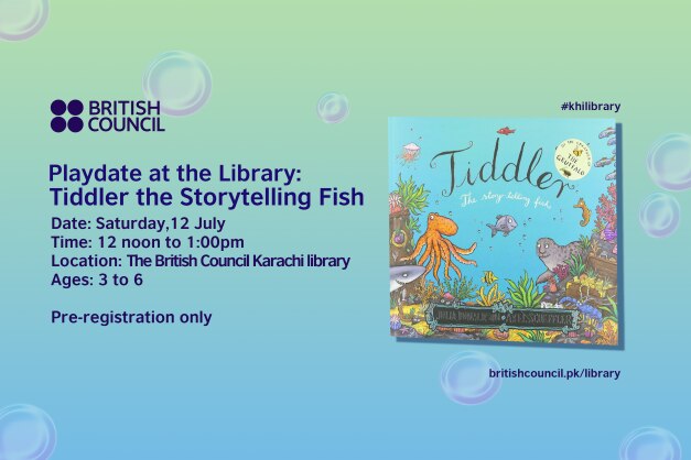 Playdate at the Library: Tiddler the Storytelling Fish | British Council
