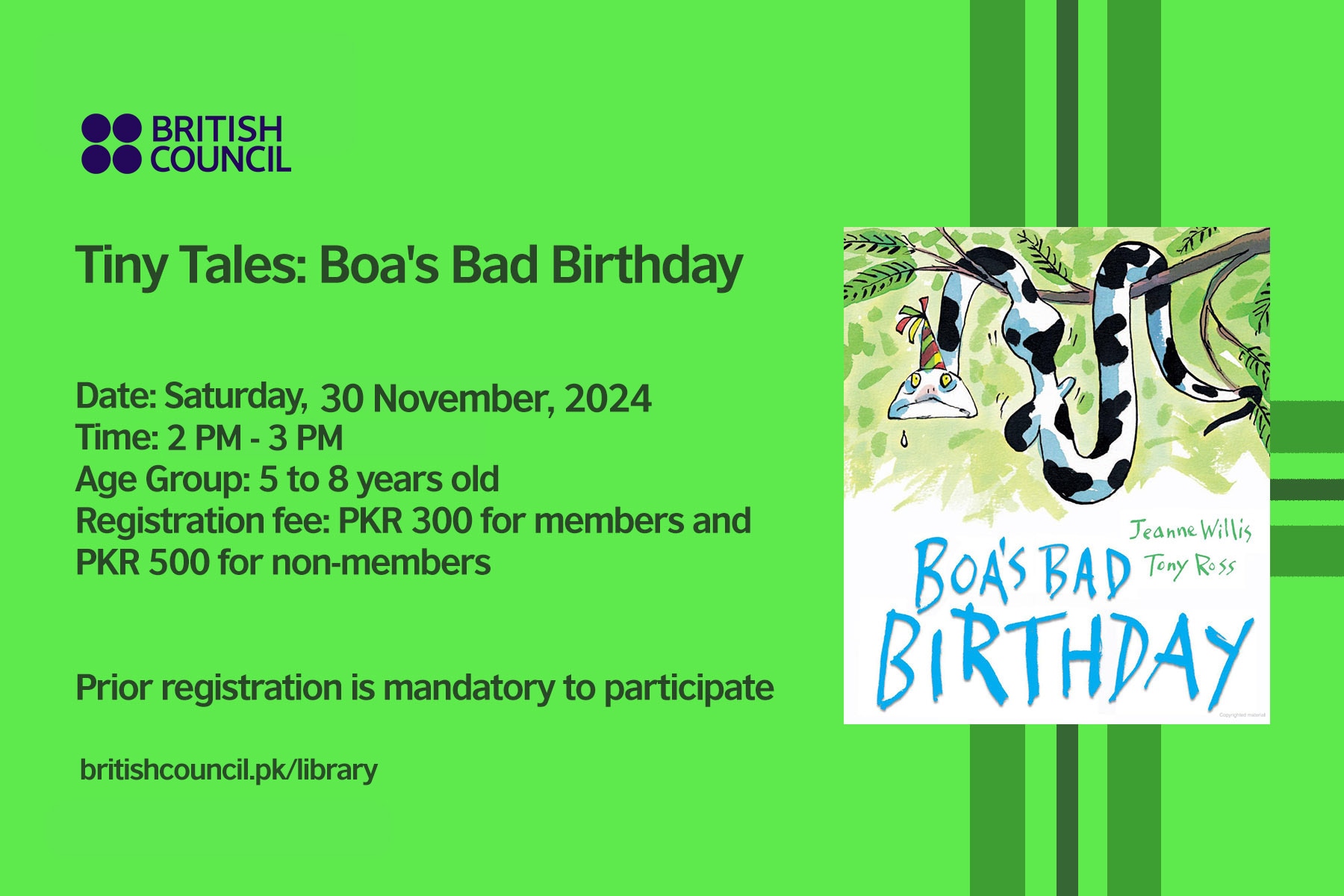 Tiny Tales: Boa's Bad Birthday | British Council